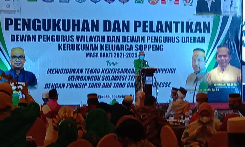 DPW dan DPD KKS di Sultra Dikukuhkan, Ini Pesan Moral Bupati Soppeng ... DPW dan DPD KKS di Sultra Dikukuhkan, Ini Pesan Moral Bupati Soppeng ...