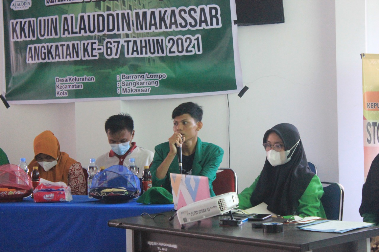 Mahasiswa UIN Alauddin KKN Berbasis Pulau di Barranglompo - Ujung Jari