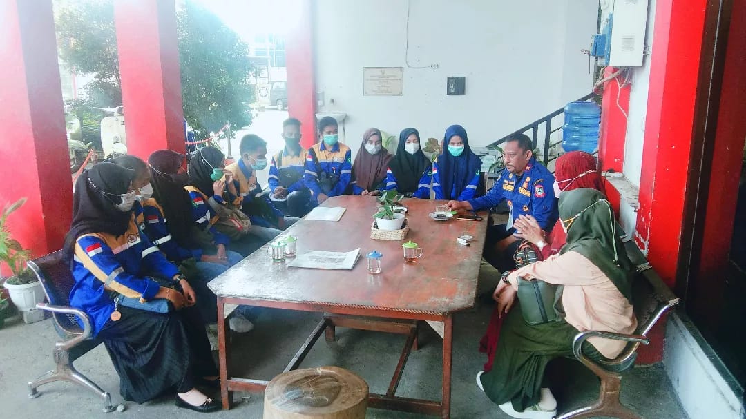 Mahasiswa STIK Makassar Magang K3 di Kantor Damkar – Ujung Jari