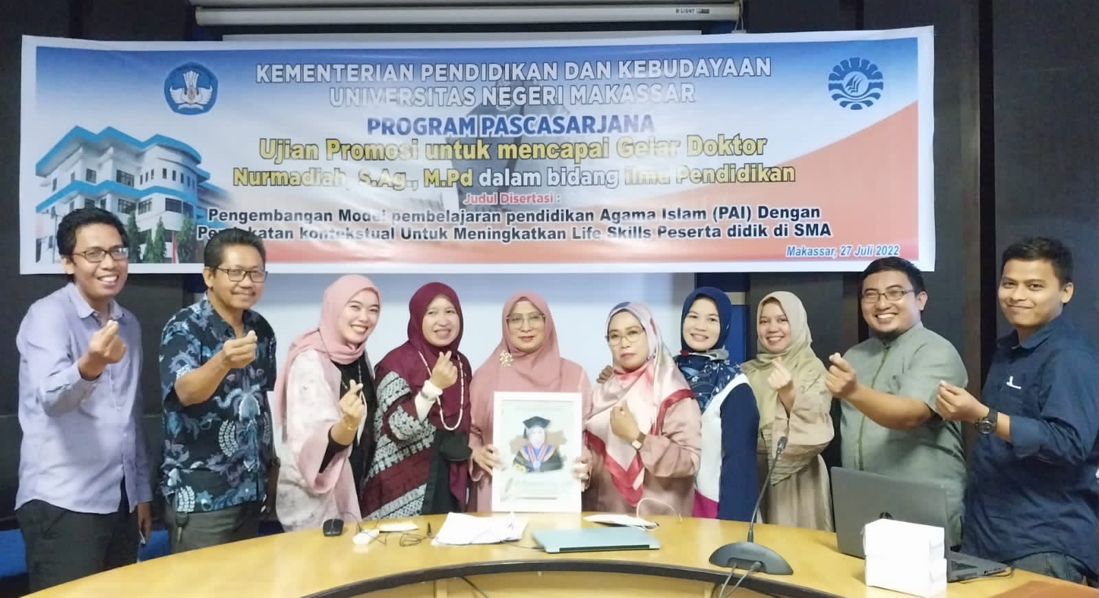 Nurmadiah, Dekan FAI UIT Raih Gelar Doktor di UNM - Ujung Jari