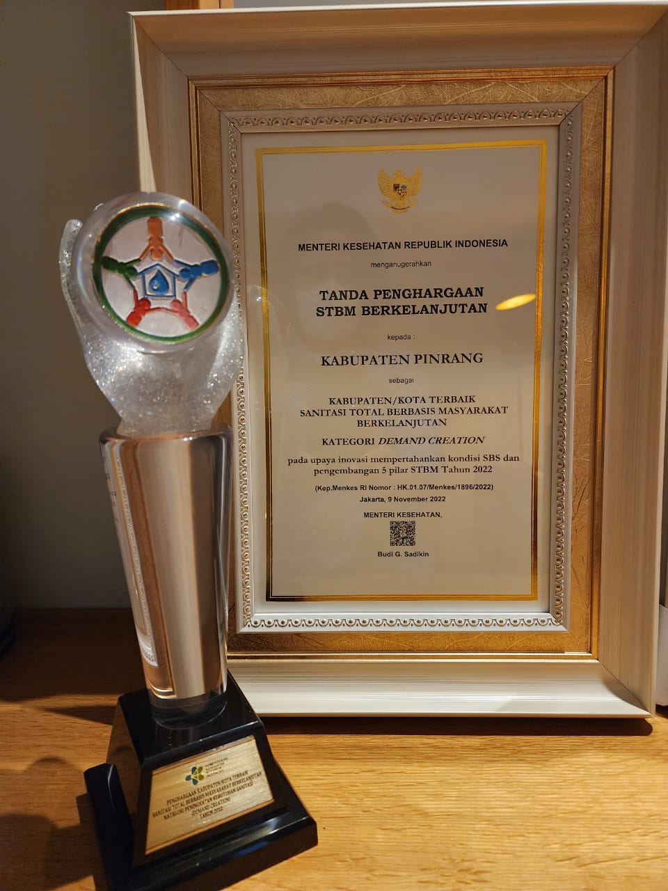 Pemkab Pinrang Raih 2 Penghargaan Bidang Kesehatan dari Kemenkes RI ...