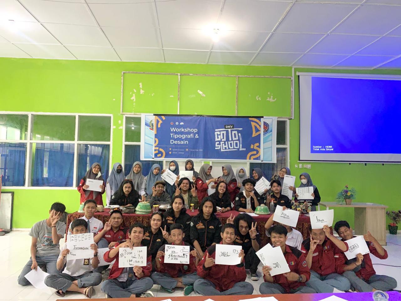 Program Go To School, Himpunan Mahasiswa DKV FSD UNM Sambangi SMKN 3 ...