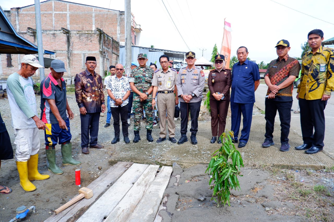 Dandim 1420 Bersama Forkopimda Hadiri Pemasangan Patok Batas Tanah ...