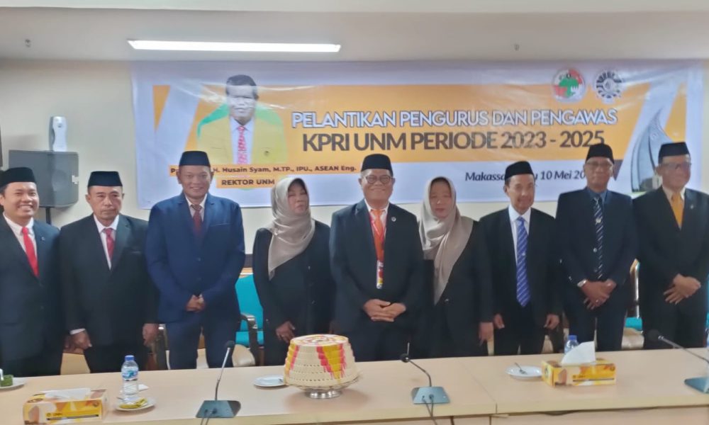 Prof Husain Syam Lantik Pengurus KPRI UNM, Ini Personalianya – Ujung Jari