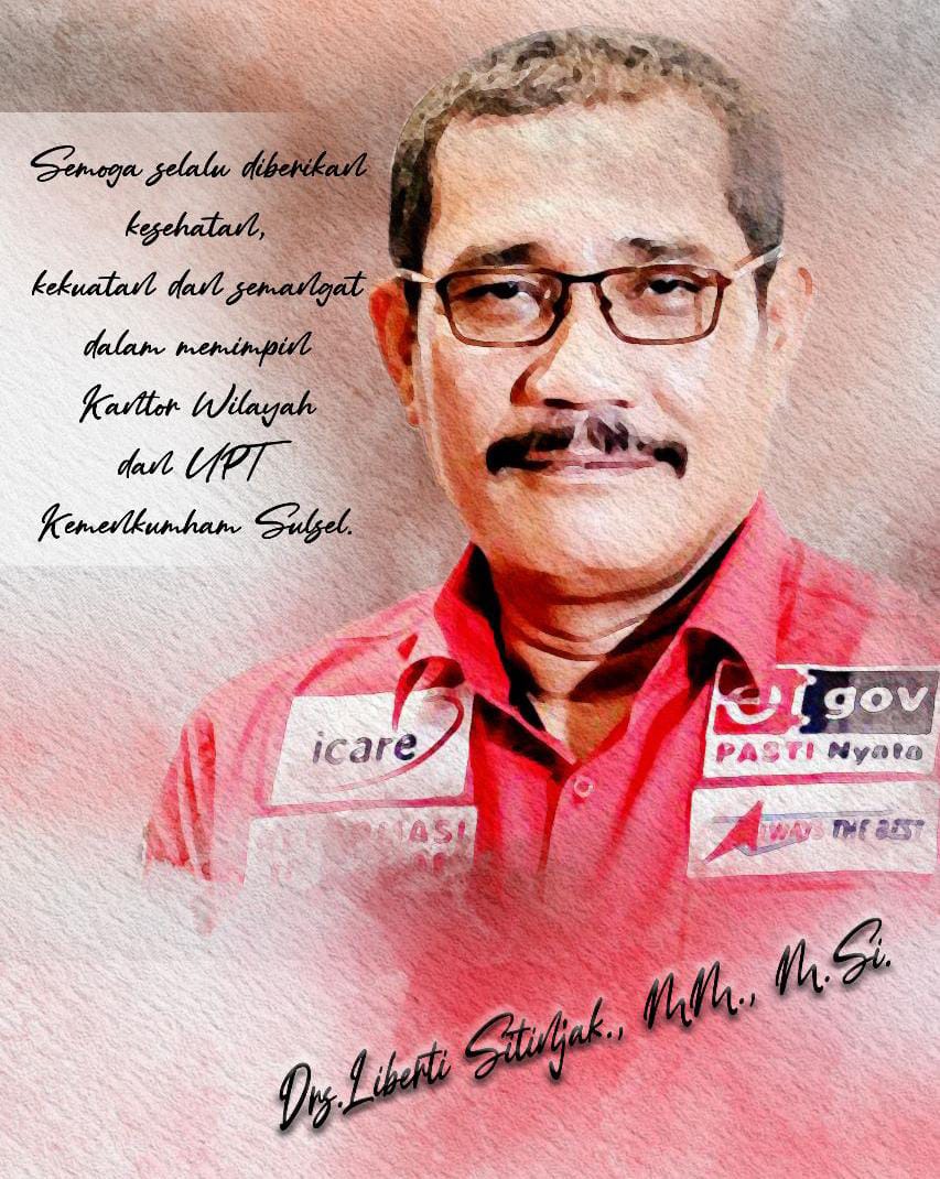 Liberty Sitinjak Genap Berusia 59 Tahun, Kepala Lapas IIA Parepare Doakan Kakanwil Kemenkumham ...