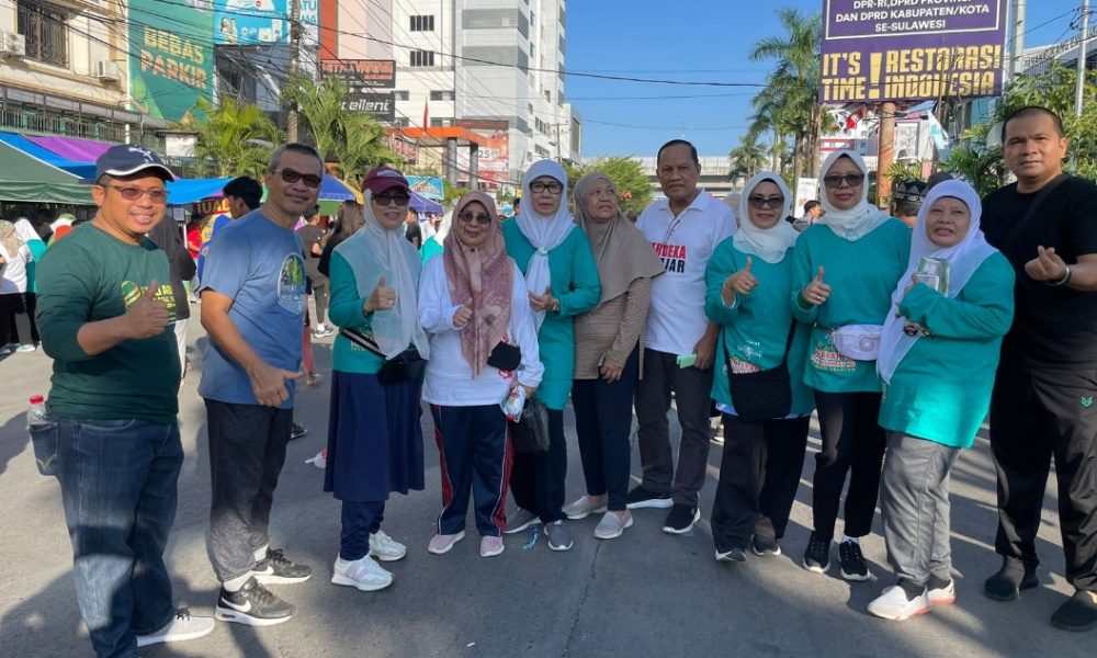 Semarakkan Tahun Baru Islam, Muslimat NU Sulsel Jalan Sehat di CFD ...