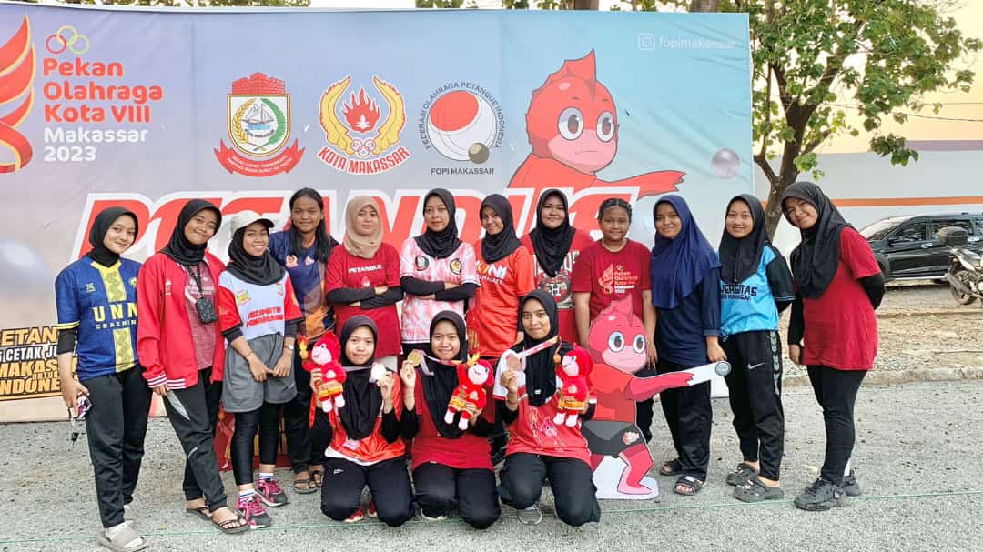 Nirmala dan Nirwana, Sikembar Juara Cabor Petanque Porkot Makassar ...