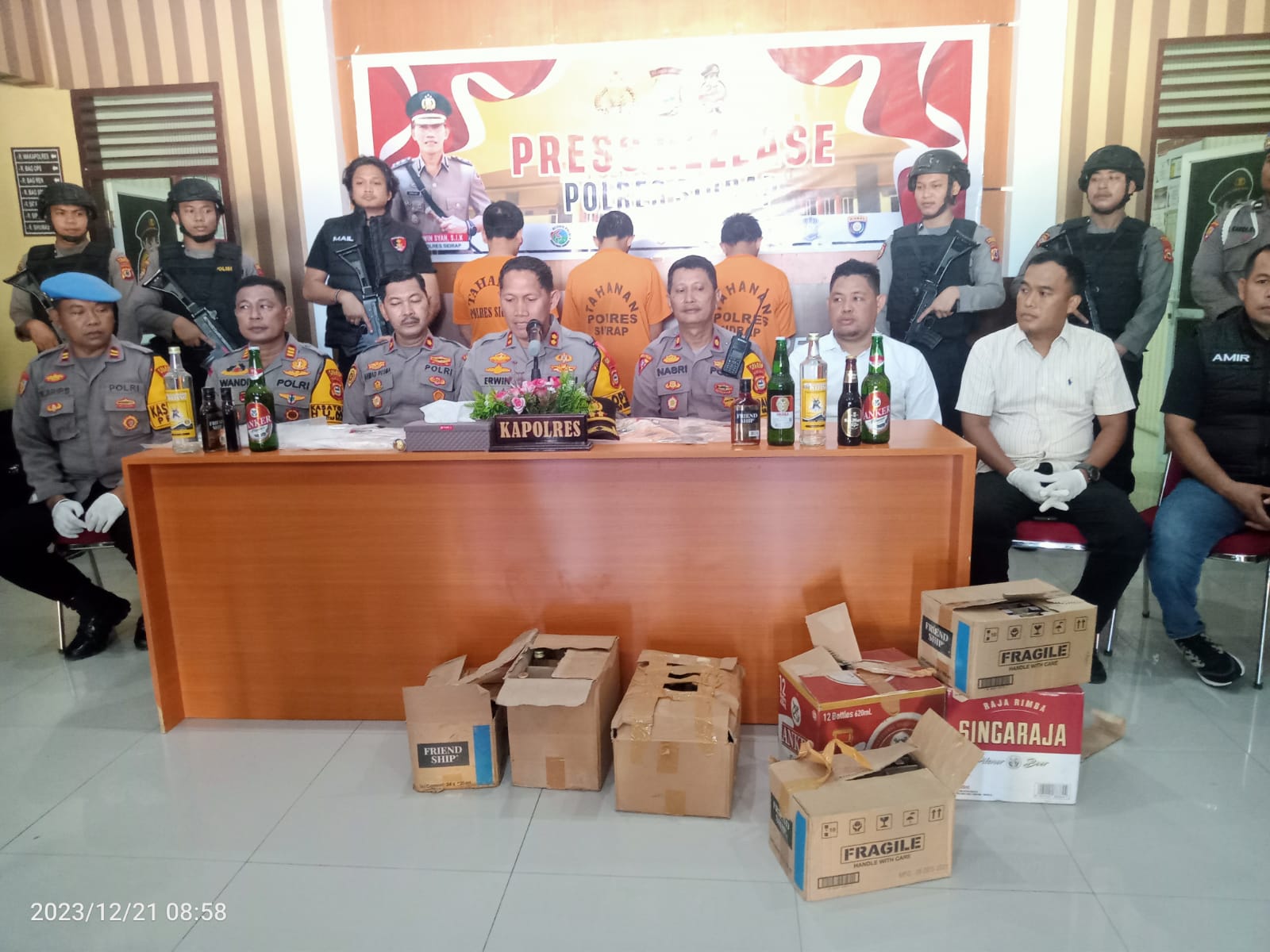 Pastikan Nataru Kondusif, Polres Sidrap Giat Sikat Penyakit Masyarakat ...