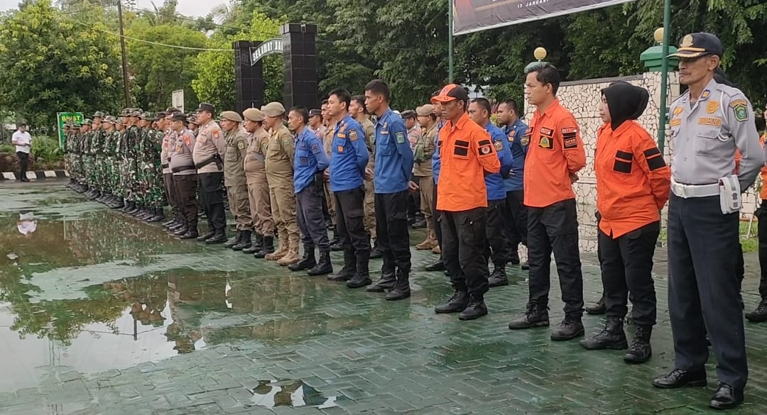 Kodim Takalar Gelar Apel Kesiapsiagaan Penanggulangan Bencana Alam - Ujung Jari
