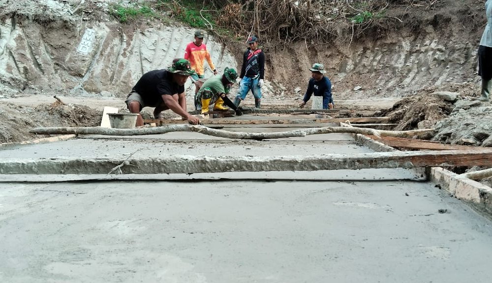 Perintisan, Pelebaran Jalan Tuntas, Satgas TMMD ke 120 Kodim Selayar Kebut Pembuatan Plat ...