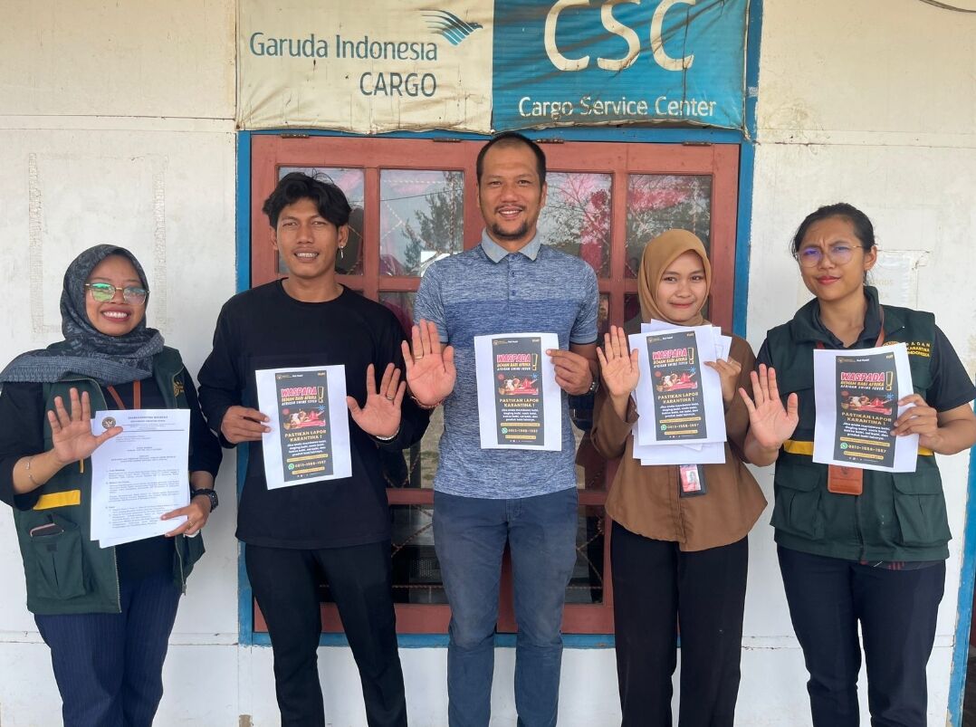 Karantina Papua Selatan Gerak Cepat Cegah Penyakit ASF di Bandara Mopah ...