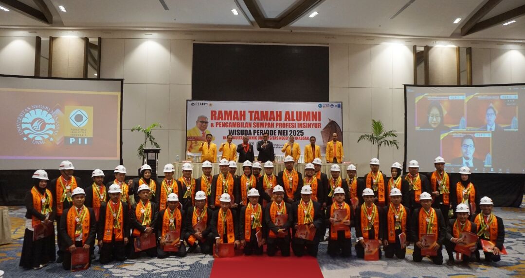 Fakultas Teknik UNM Cetak 39 Insinyur Baru - Ujung Jari