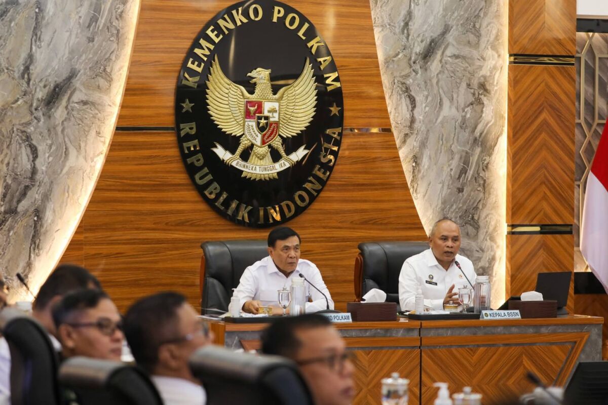 Menko Polkam Dorong Penguatan Keamanan Ruang Siber Nasional - Ujung Jari