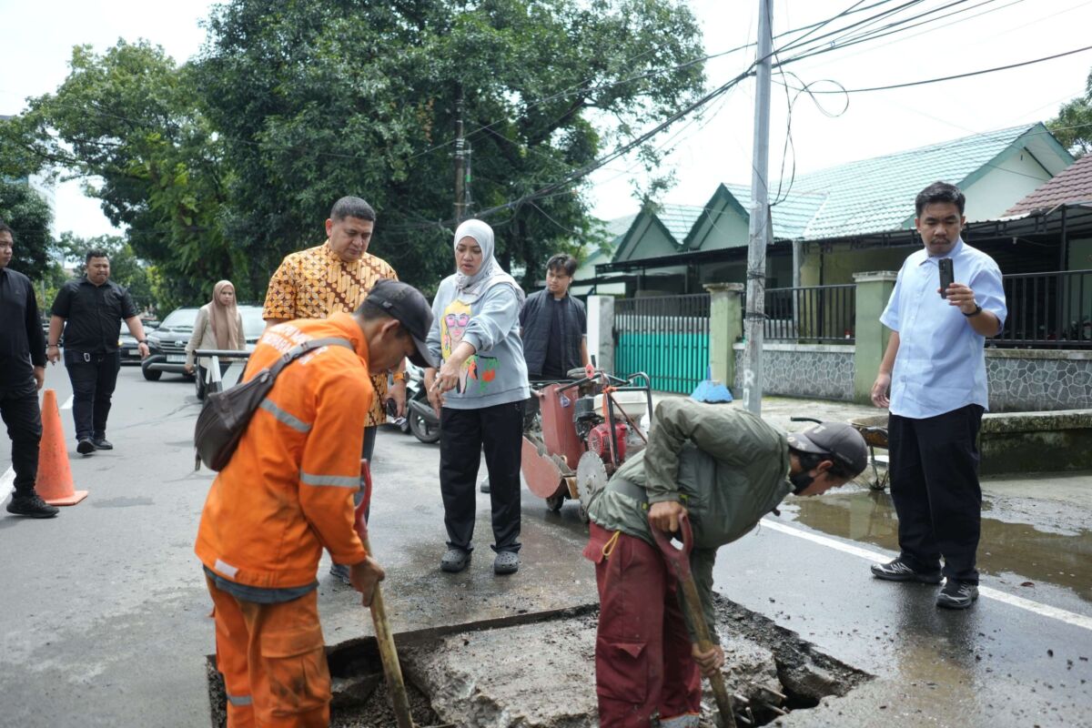 Munafri Arifuddin Pastikan Perbaikan Jalan Garuda dan Pasar Lelong ...